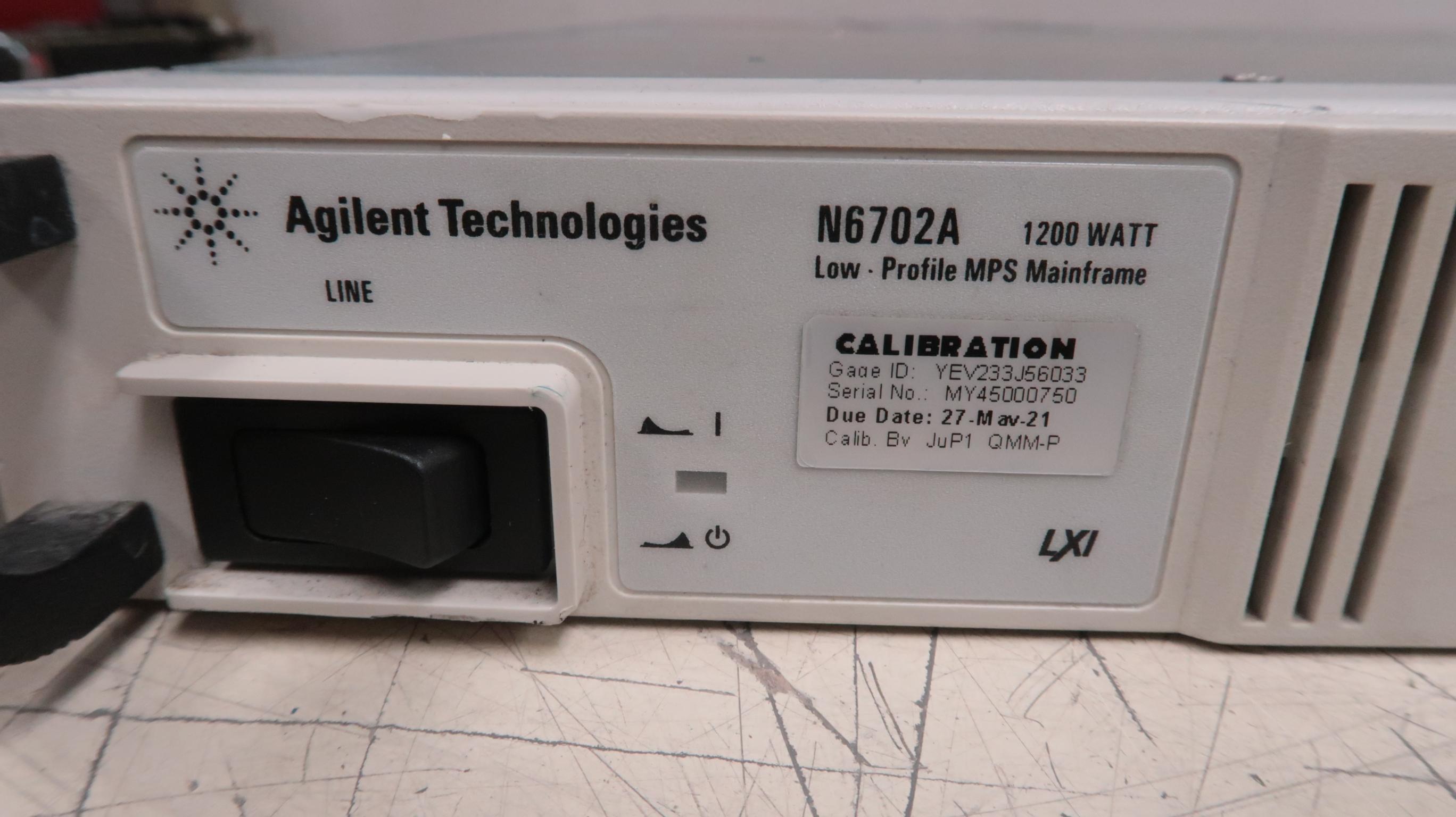 Agilent N6773A N6702A DC Power Module With Low-Profile MPS Mainframe ...